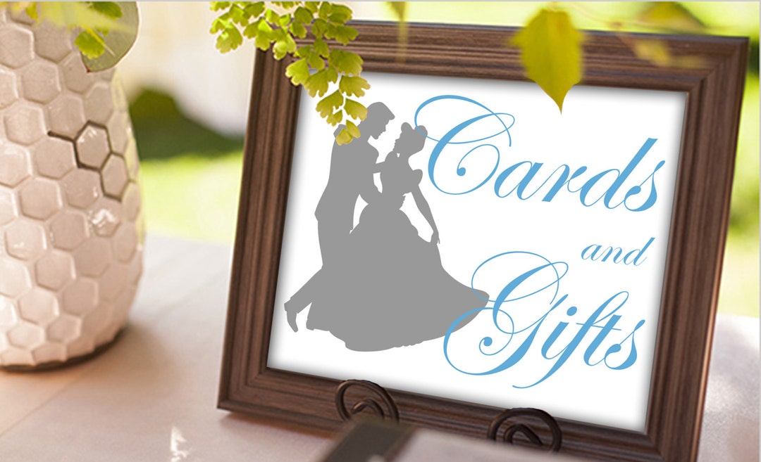 Wedding Signs - Cards and Gifts, Cinderella Wedding - 8x10 - Etsy
