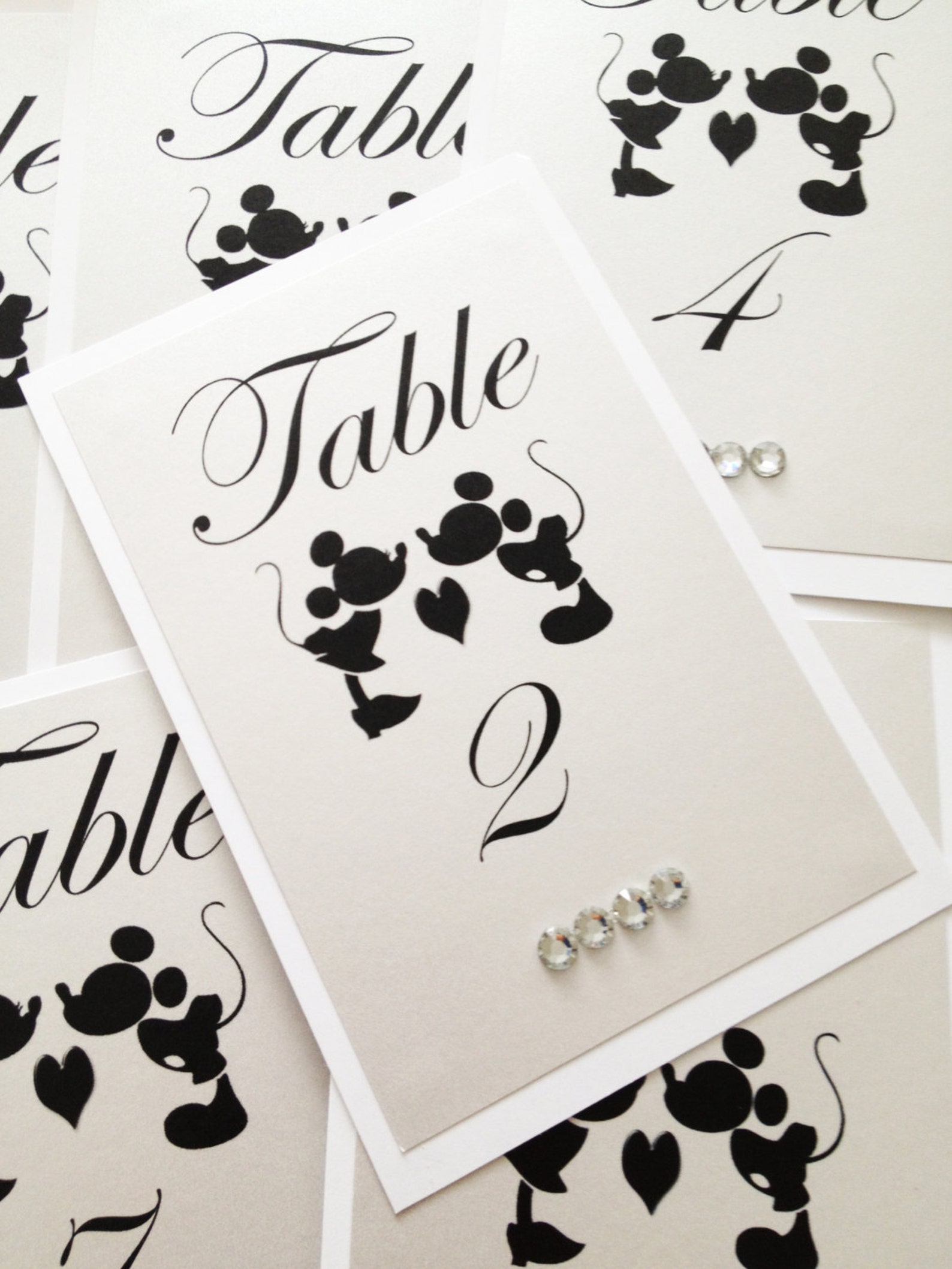 Mickey Mouse Table Numbers, Disney Theme Weddings, Mickey Mouse and ...