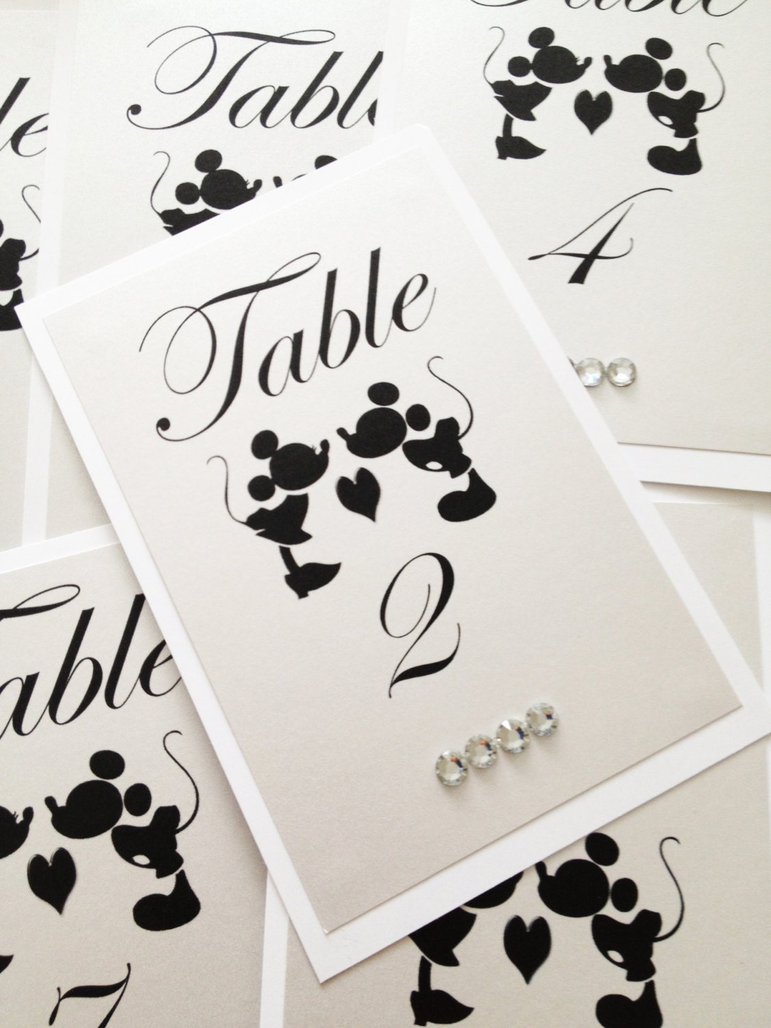 Mickey Mouse Table Numbers, Disney Theme Weddings, Mickey Mouse and ...
