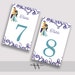 Aladdin and Jasmine Table Numbers, Disney Wedding Table Cards, Disney ...