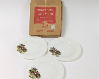 Tally Ho Plates | Etsy