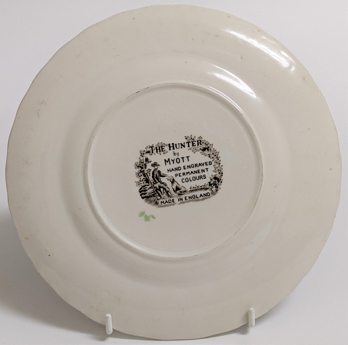 Vintage Myott the Hunter Side Plate Hand Engraved Permanent - Etsy