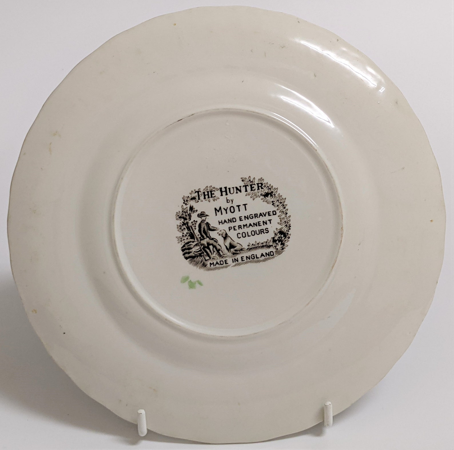 Vintage Myott the Hunter Side Plate Hand Engraved Permanent | Etsy