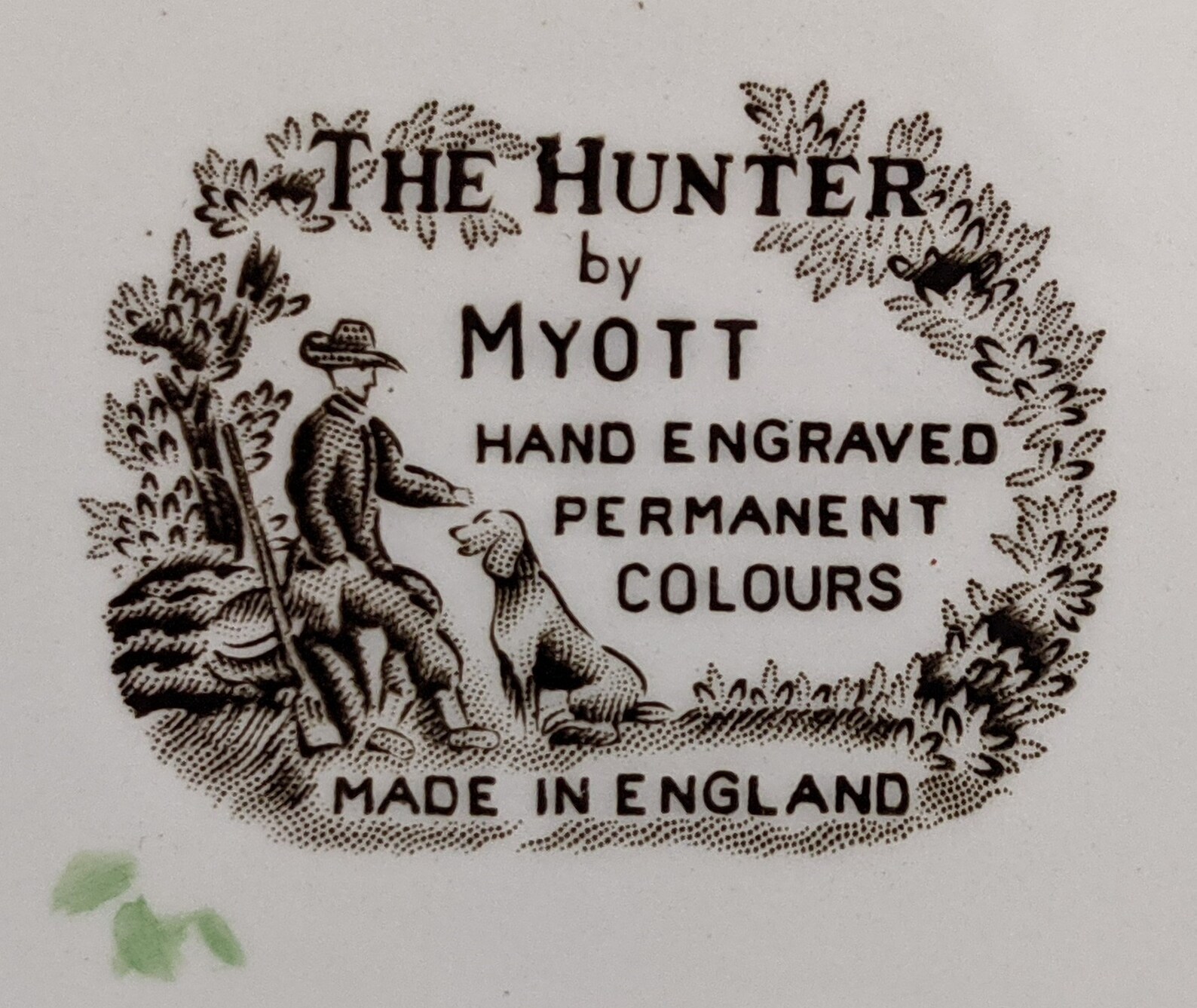Vintage Myott the Hunter Side Plate Hand Engraved Permanent | Etsy