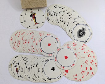 Round Playing Cards - Etsy