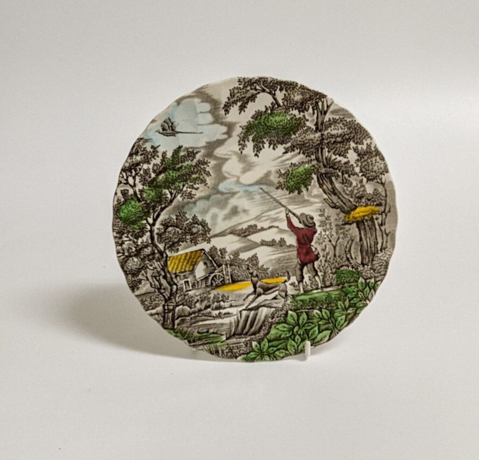 Vintage Myott the Hunter Side Plate Hand Engraved Permanent - Etsy