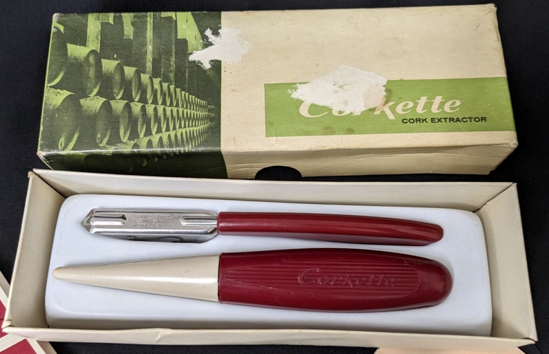 Vintage Boxed Corkette Cork Remover Extractor Bottle Opener - Etsy