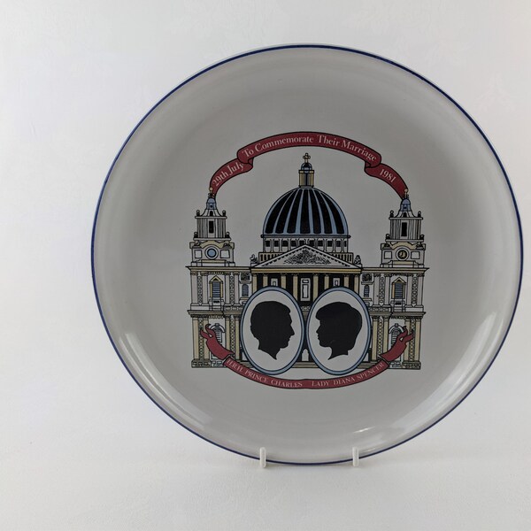 The Royal Wedding Commemorative Plate. Charles and Diana - Etsy
