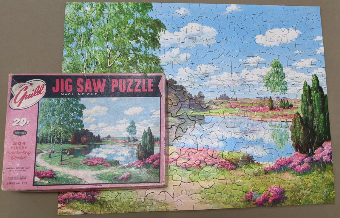 Jigsaw Puzzle Vintage 304 Pieces Whitman Guild Mid Century | Etsy