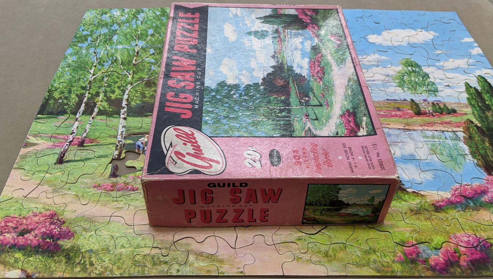 Jigsaw Puzzle Vintage 304 Pieces Whitman Guild Mid Century | Etsy