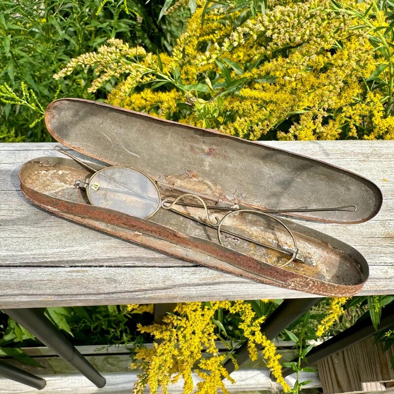 Antique Glasses Case - Etsy