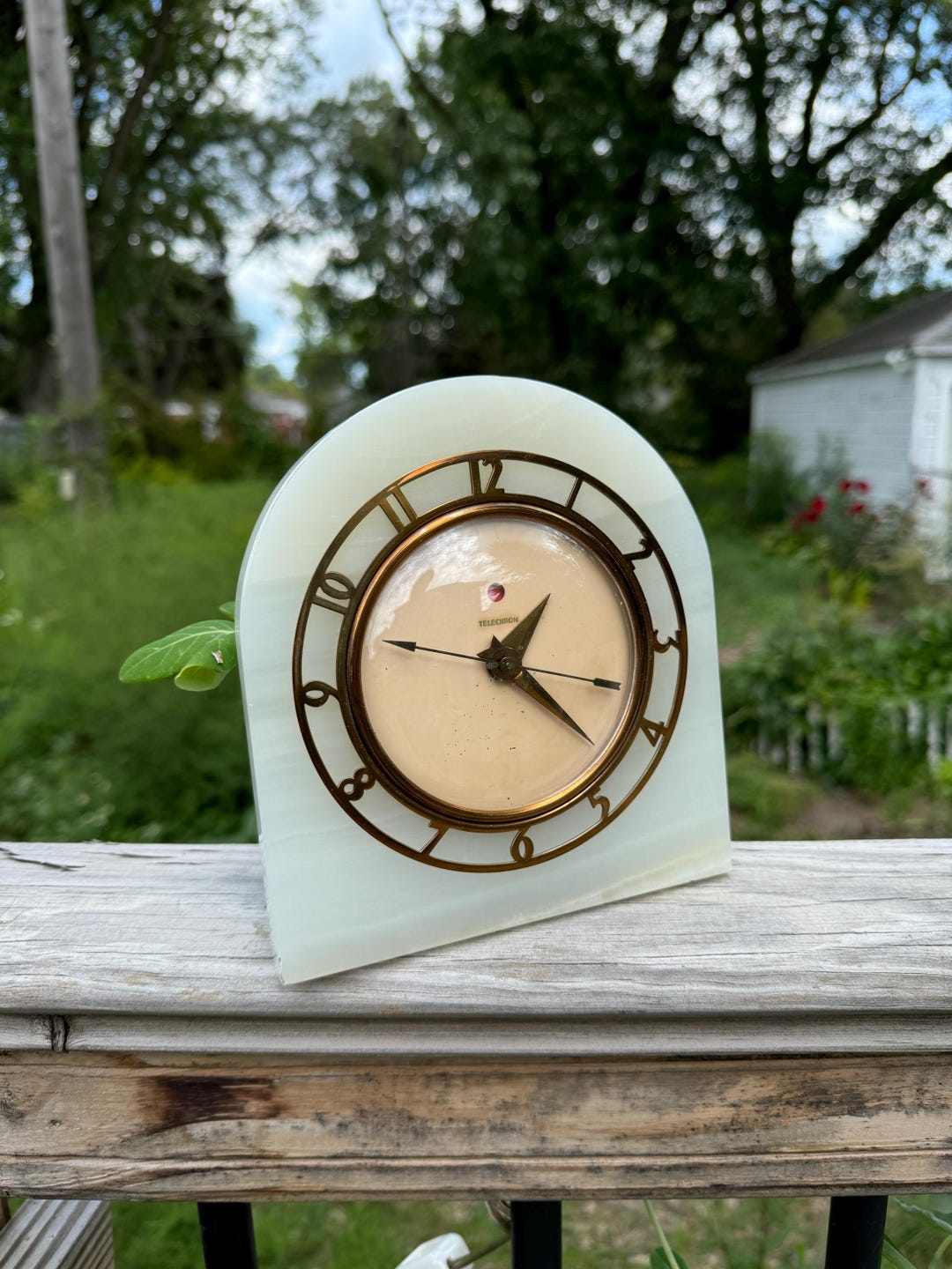 Art Deco Marble & Copper Telechron Clock Works - Etsy