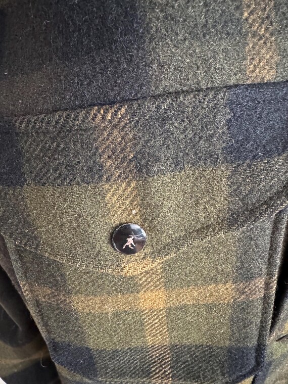 1960’s Mens Original Pendleton Plaid Wool Jacket sz M - Gem