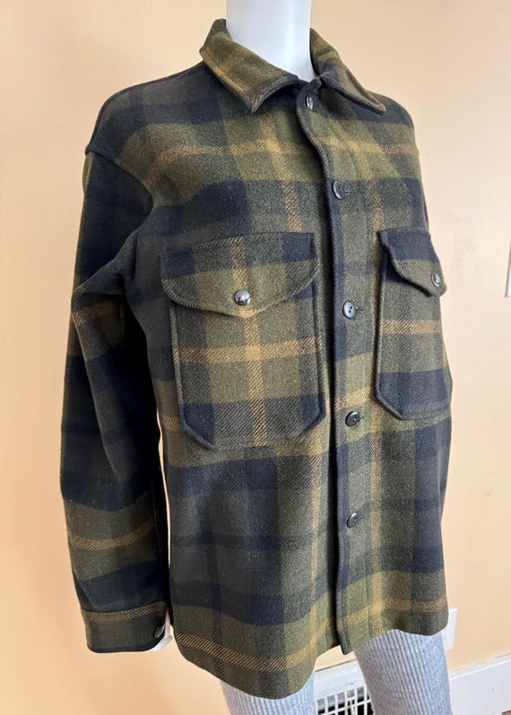 1960’s Mens Original Pendleton Plaid Wool Jacket sz M - Gem