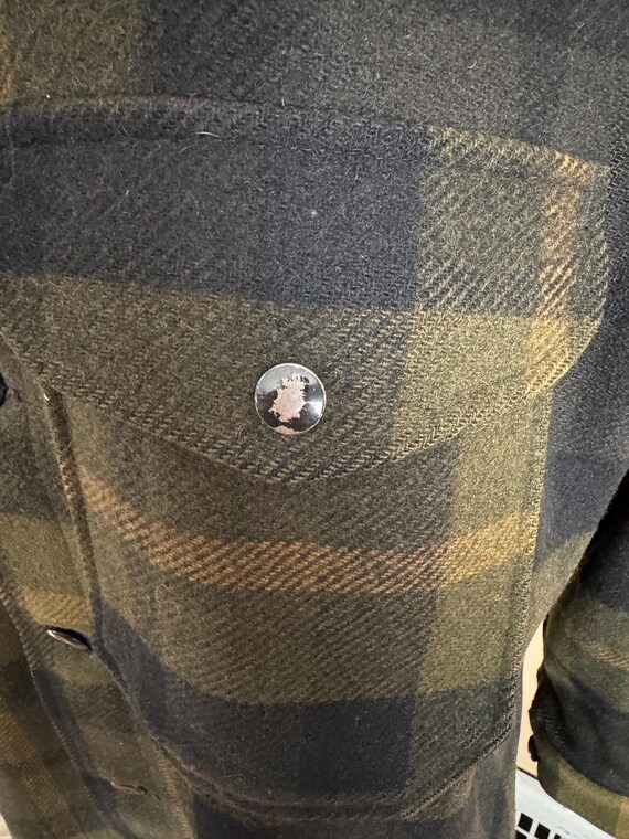 1960’s Mens Original Pendleton Plaid Wool Jacket sz M - Gem