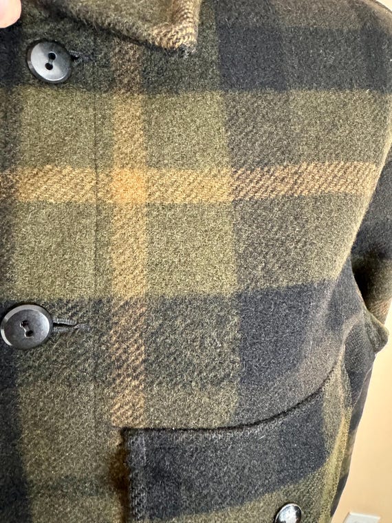 1960’s Mens Original Pendleton Plaid Wool Jacket sz M - Gem
