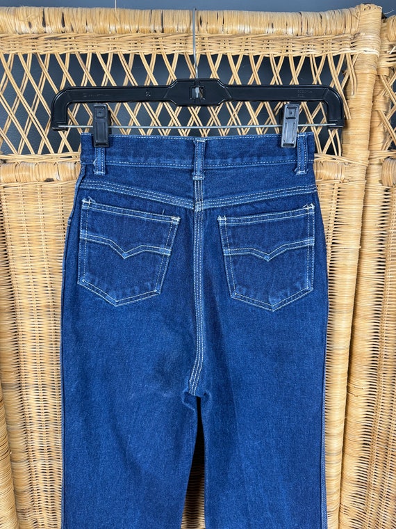 1980’s Derrières High Waist Skinny Dark Jeans XXS - Gem