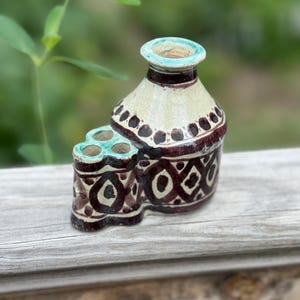 19th Century Moroccan Ceramic Ink Well Antique - Etsy