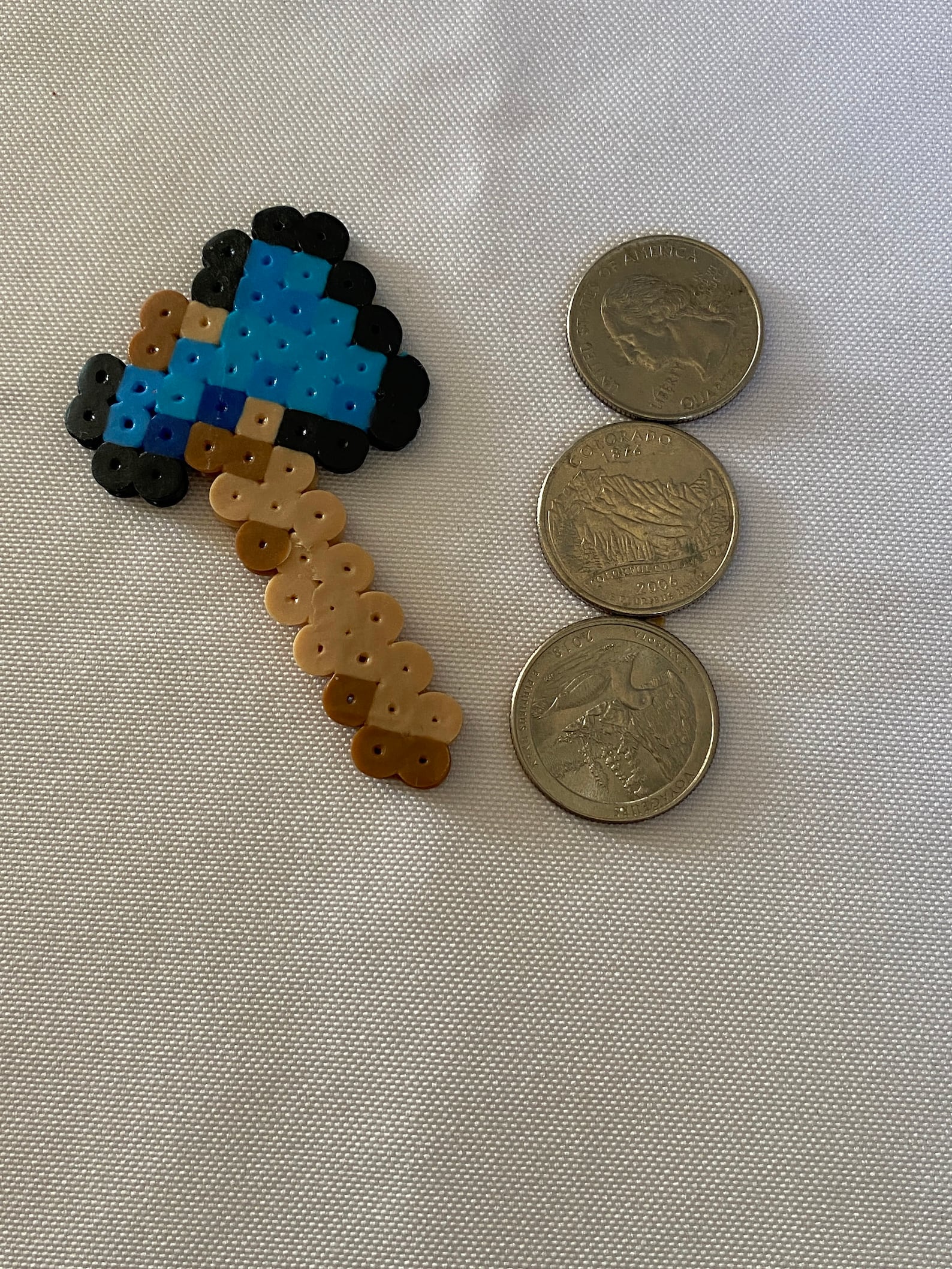 Minecraft Axe Perler Bead - Etsy