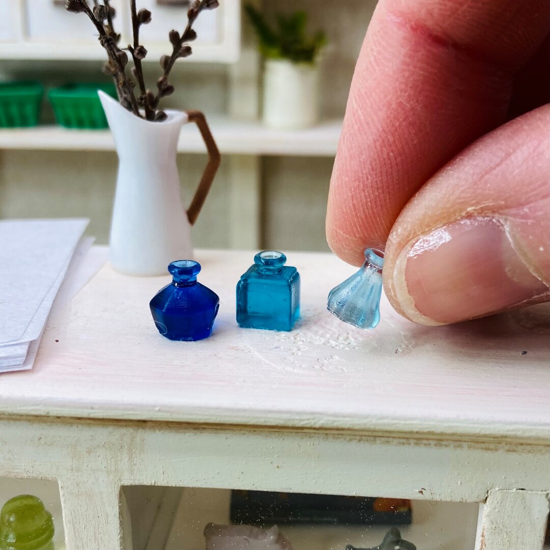 Dollhouse Miniature Ink Bottle Set Accessory Doll Decor, 1:12 Scale - Etsy