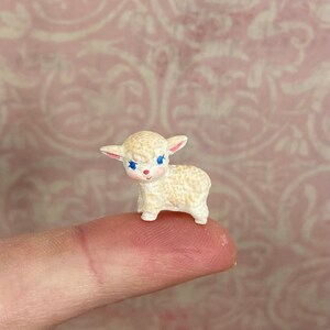 Miniature Lamb Toy for Playroom, Nursery or Toy Shop. Sheep, Lamb ...