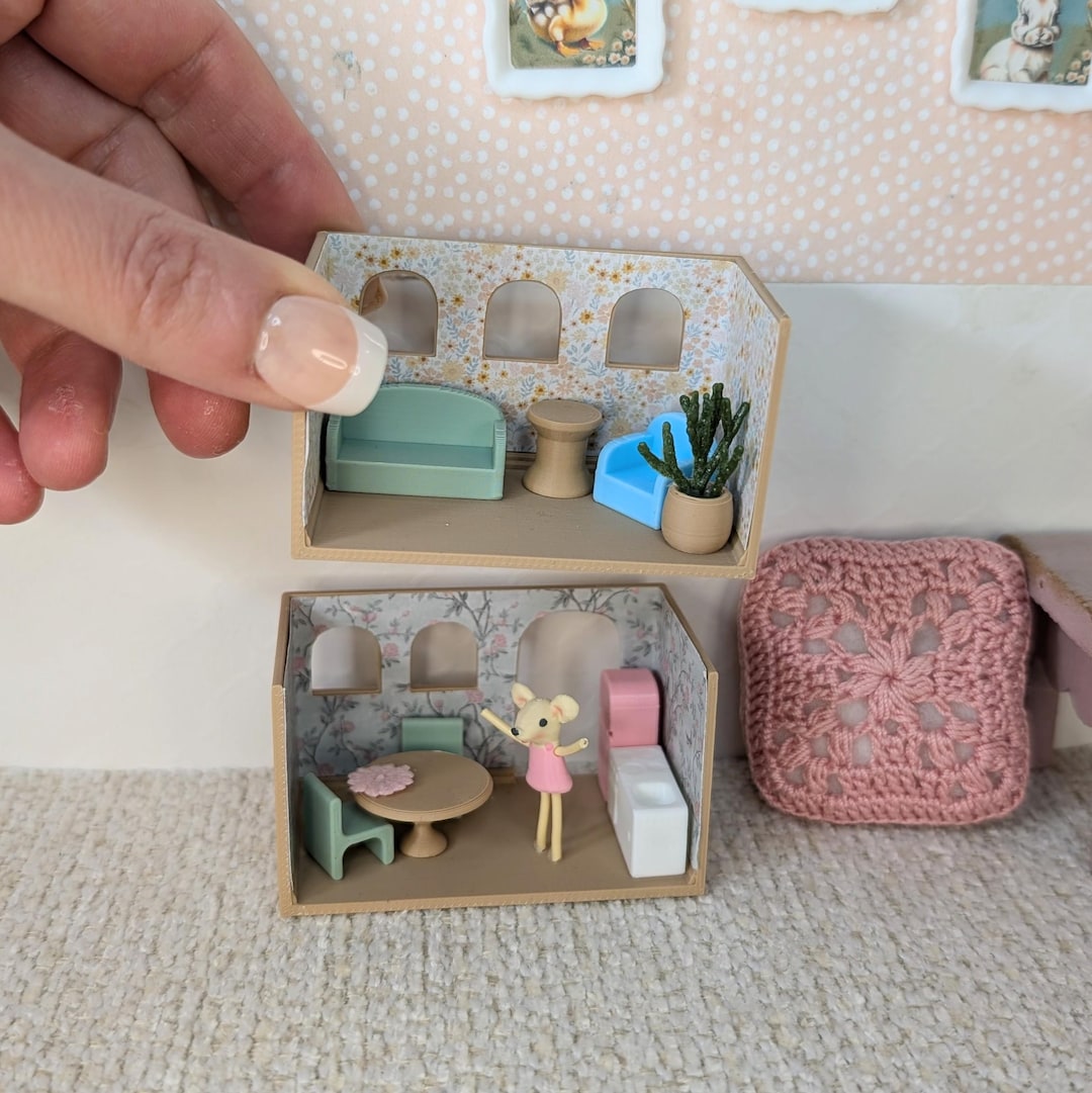 NEW Rooms - Desktop Dollhouse Rooms - Etsy