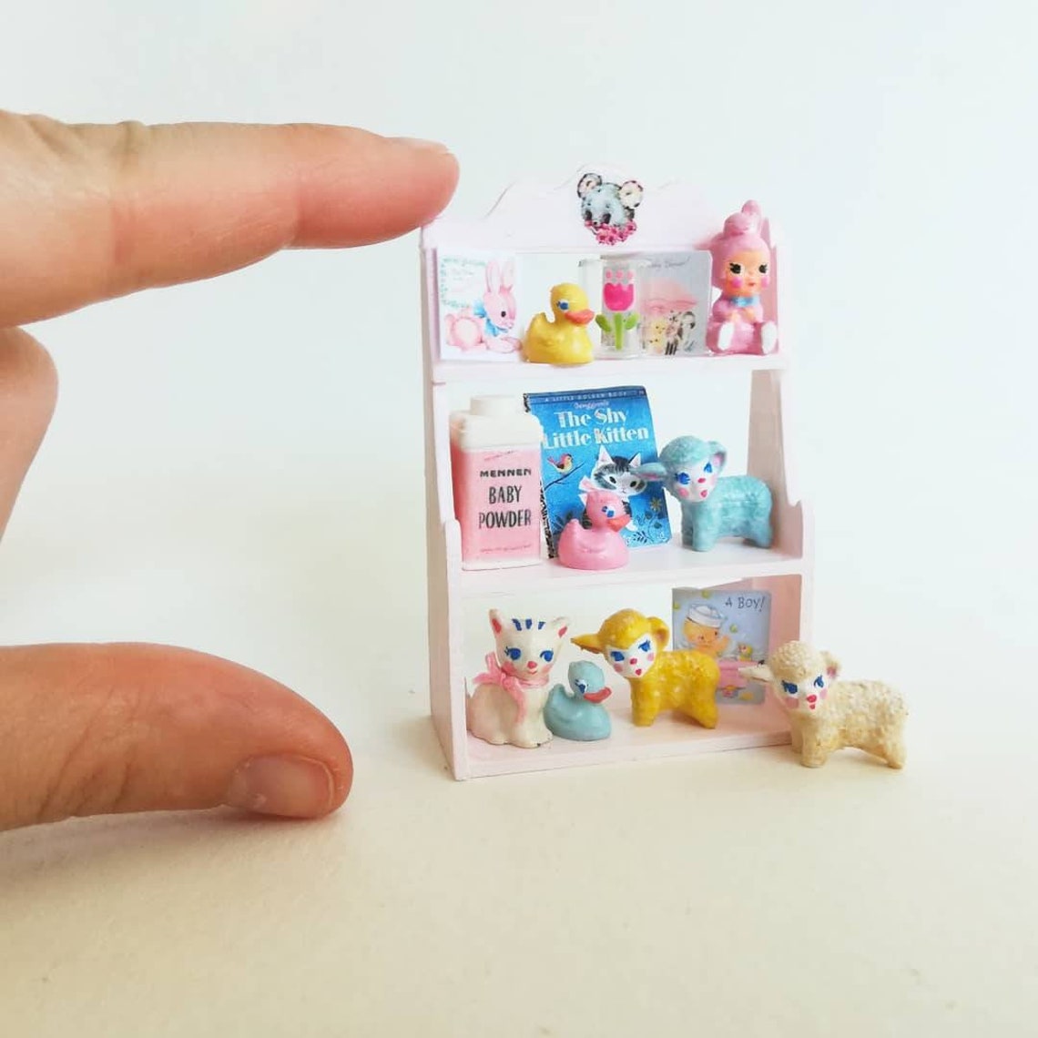 Miniature Toys for Playroom, Nursery or Toy Shop. Sheep, Lamb ...