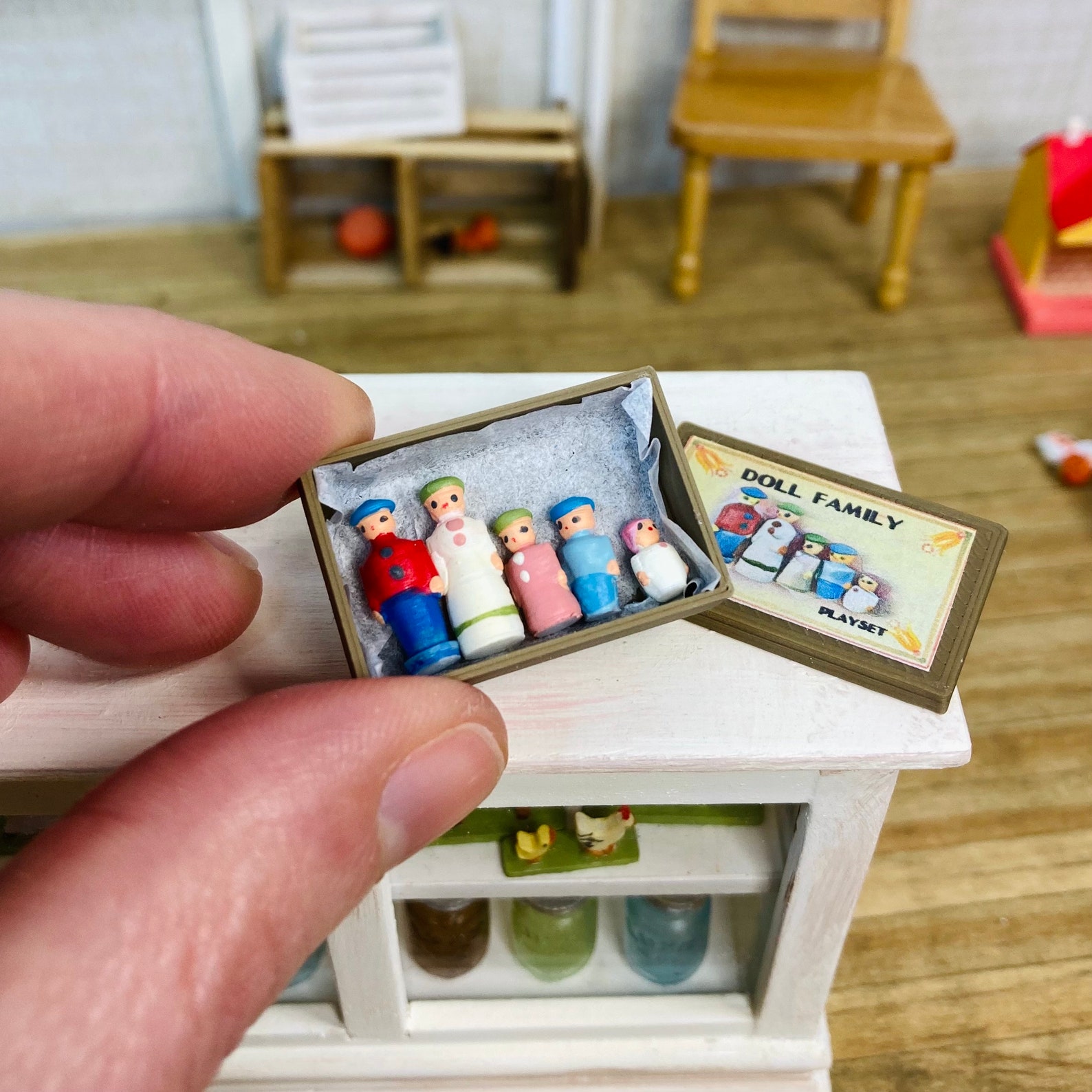 Dollhouse Miniature Doll Family for 1:12 Nursery Toy People - Etsy