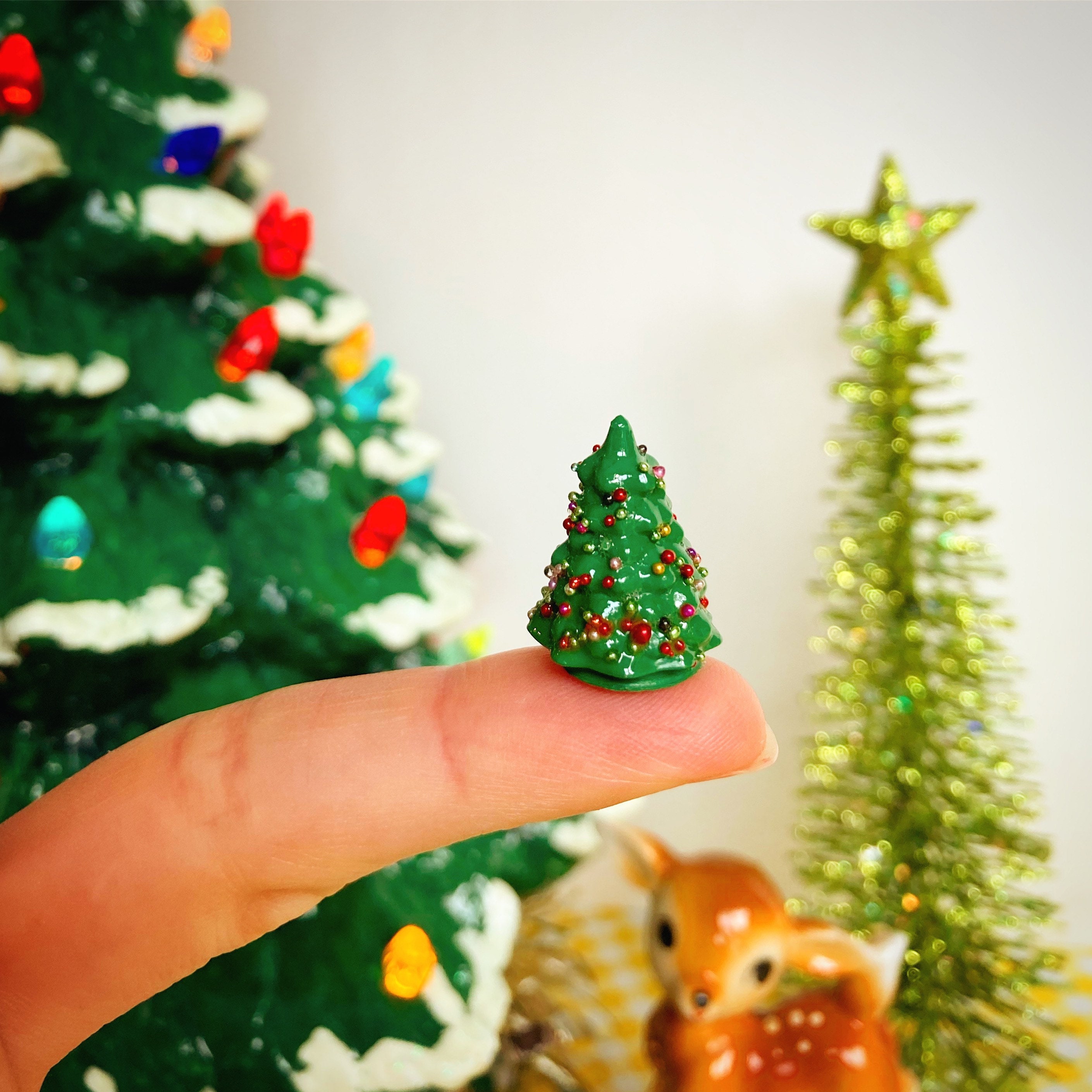 1:12 Dollhouse Miniature Christmas Tree Decoration Holiday Decor - Etsy