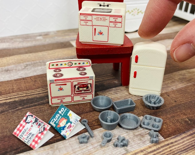 Dollhouse Miniature Toy Play Stove Oven 1:12 Scale Mini Toy - Etsy