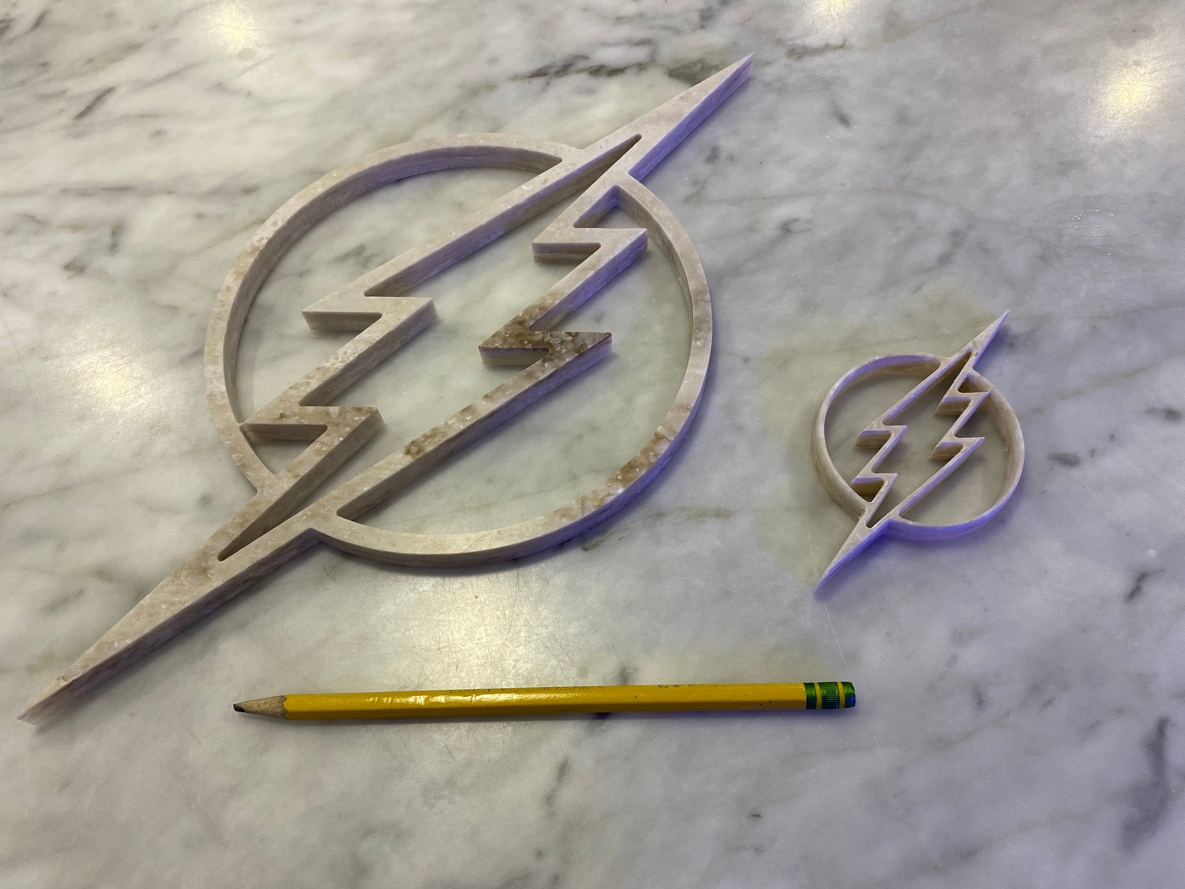 The Flash Logo Outline
