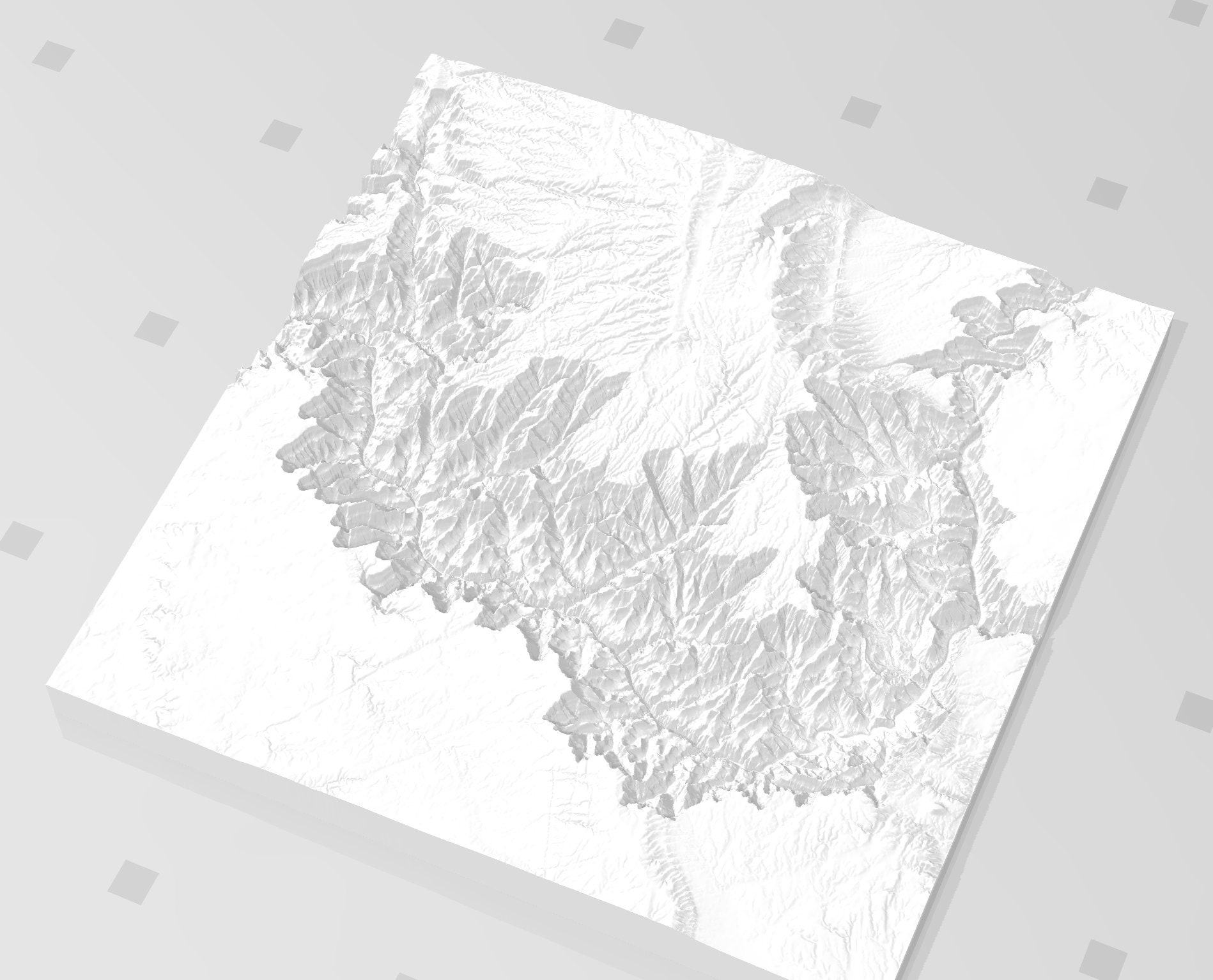 Grand Canyon 3D Model (STL Format) - Etsy