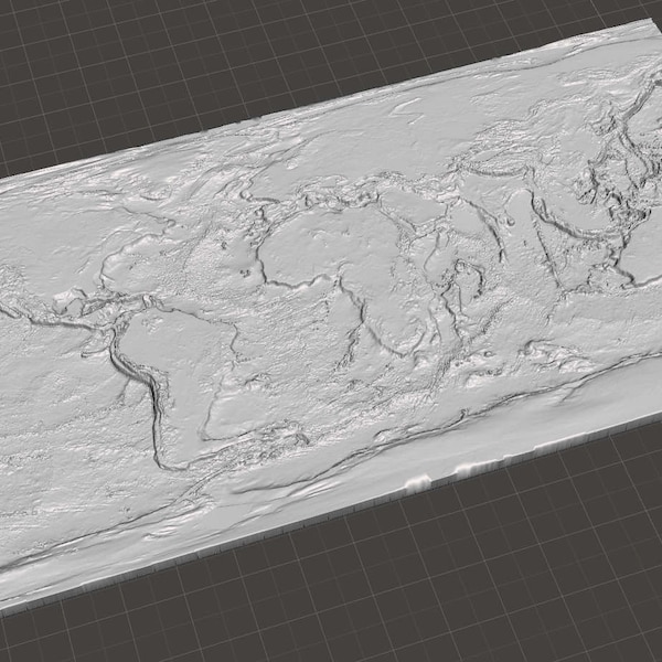 Ocean Floor Model - Etsy