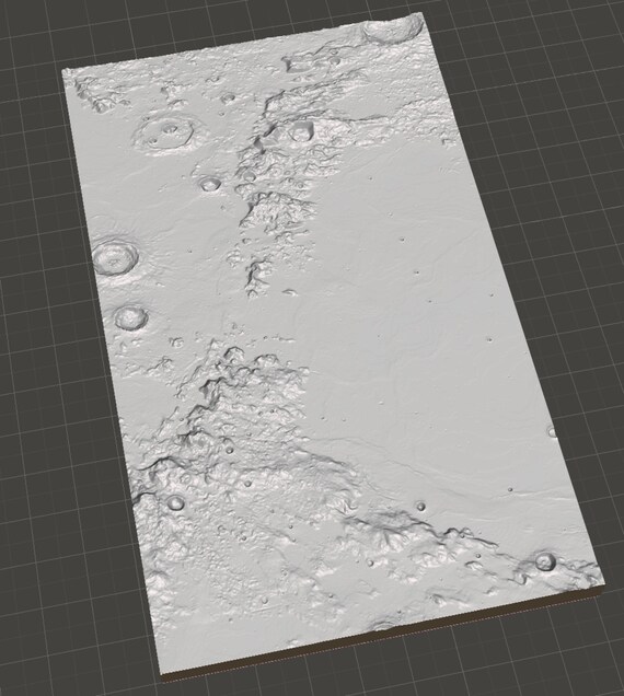 Moon Montes Apennius & Caucasus 3D Model STL format | Etsy