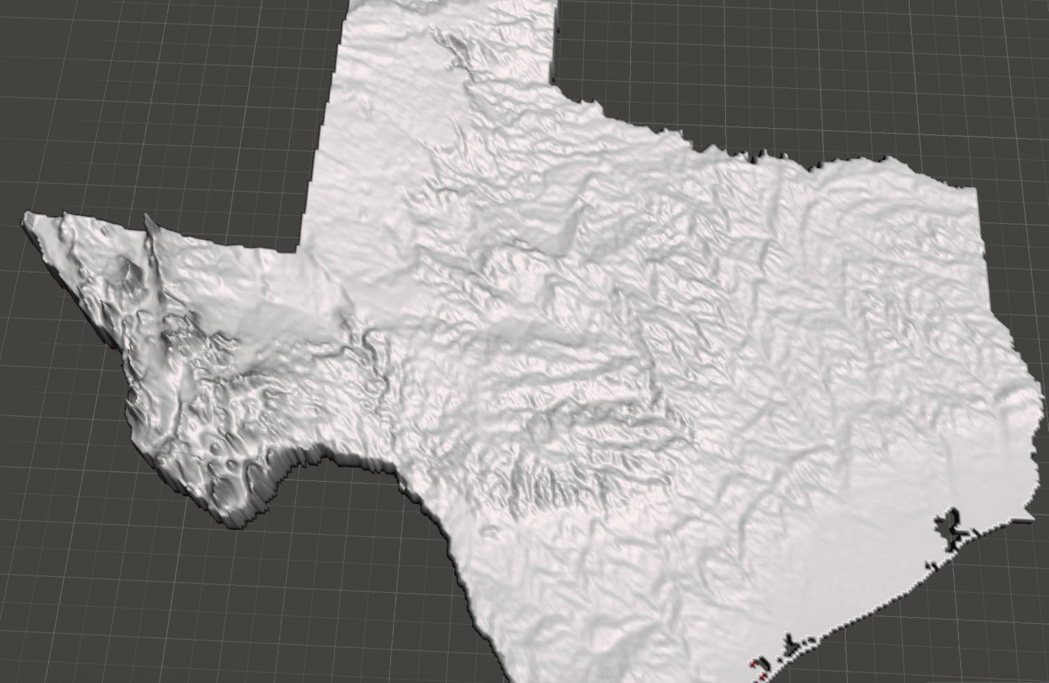 Texas 3D Model (STL Format) - Etsy