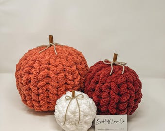 Chunky Knit • Pumpkin • - Etsy