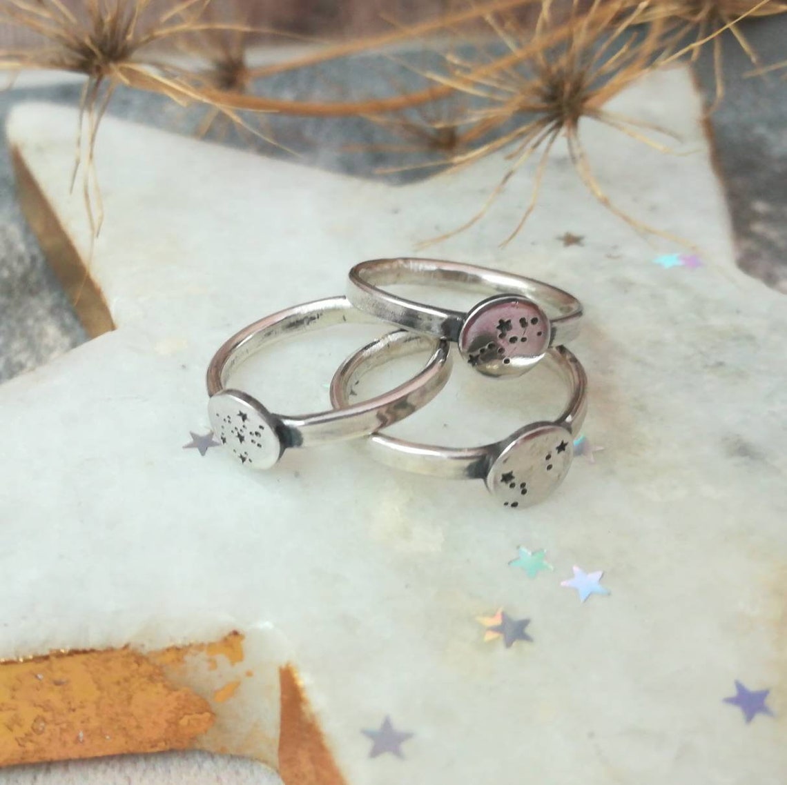 Personalised Zodiac Constellation Ring - Etsy
