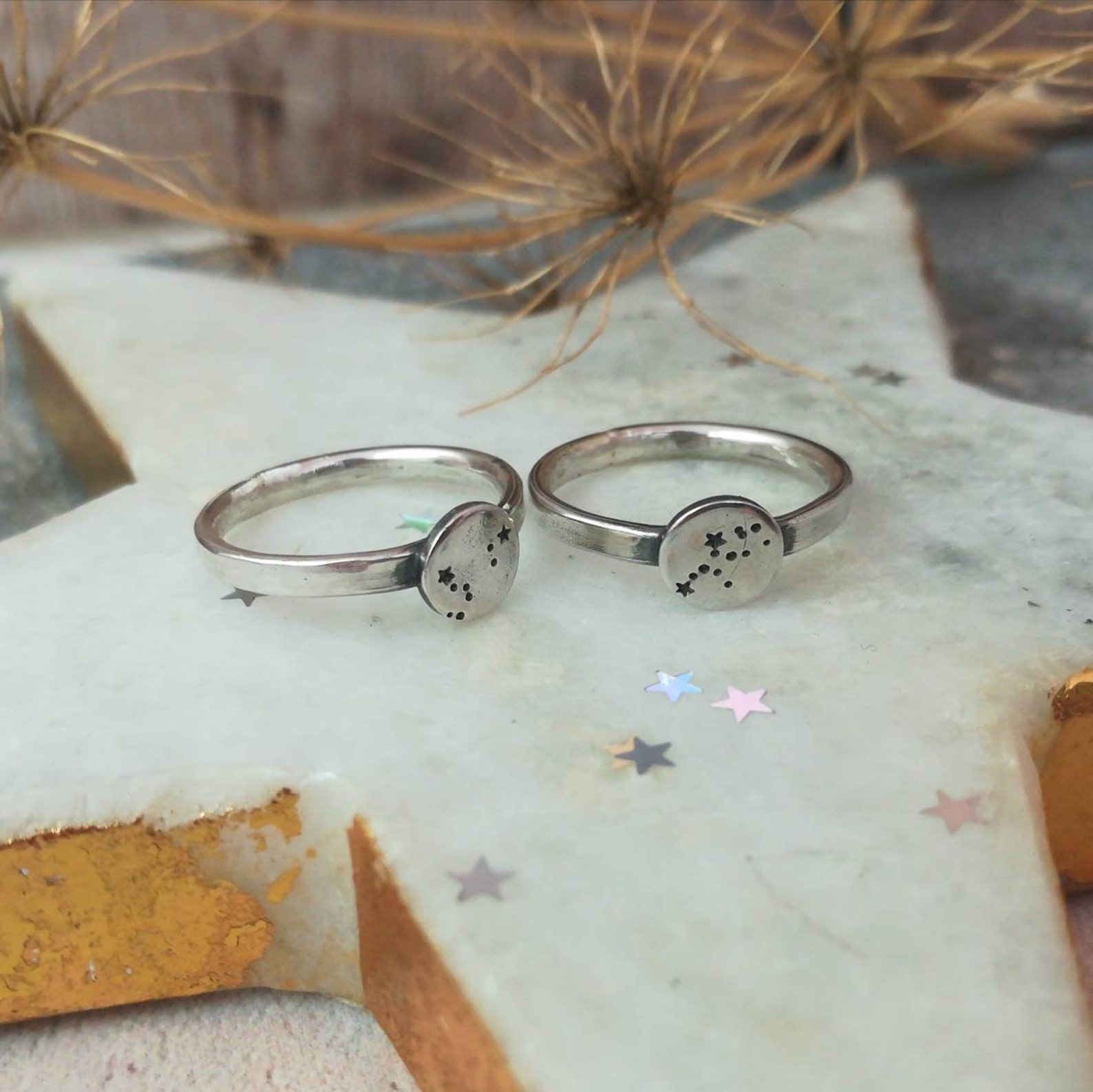 Personalised Zodiac Constellation Ring - Etsy