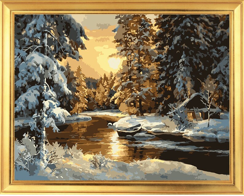 DIY Paint by Number Kit Bull Dog Art - Etsy