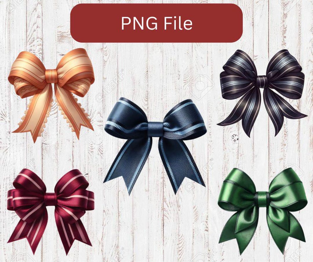 Coquette Bow PNG Sublimation Design File Coquette Ribbon - Etsy