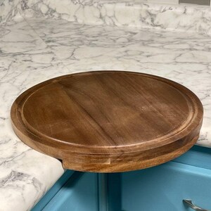 Round Walnut Acacia Corner Cutting Board Sink Cutting Board Fall ...