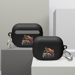 Colorful Sea Turtles in a Watercolor Print Rubber Case for Airpods® - Etsy
