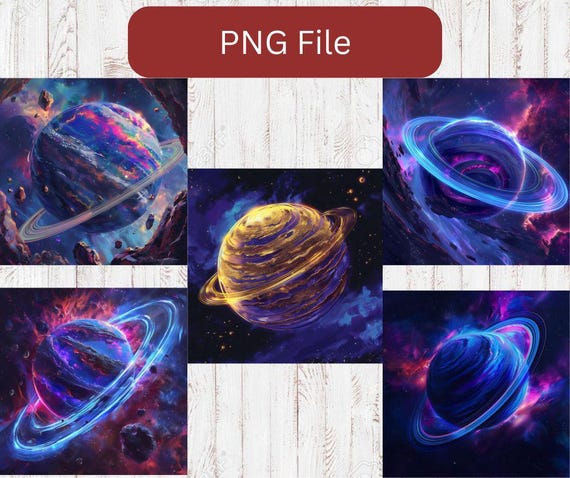 Colors Of The Rings Of Planets