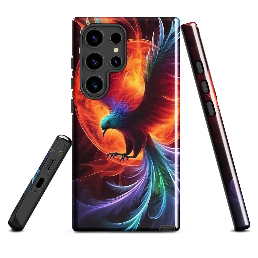 Colorful Rising Phoenix Design, Tough Case for Samsung® - Protective ...