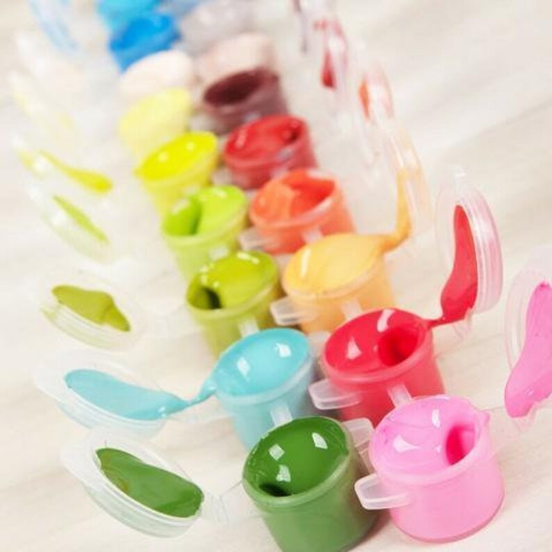 DIY Paint by Number Kit Bull Dog Art - Etsy