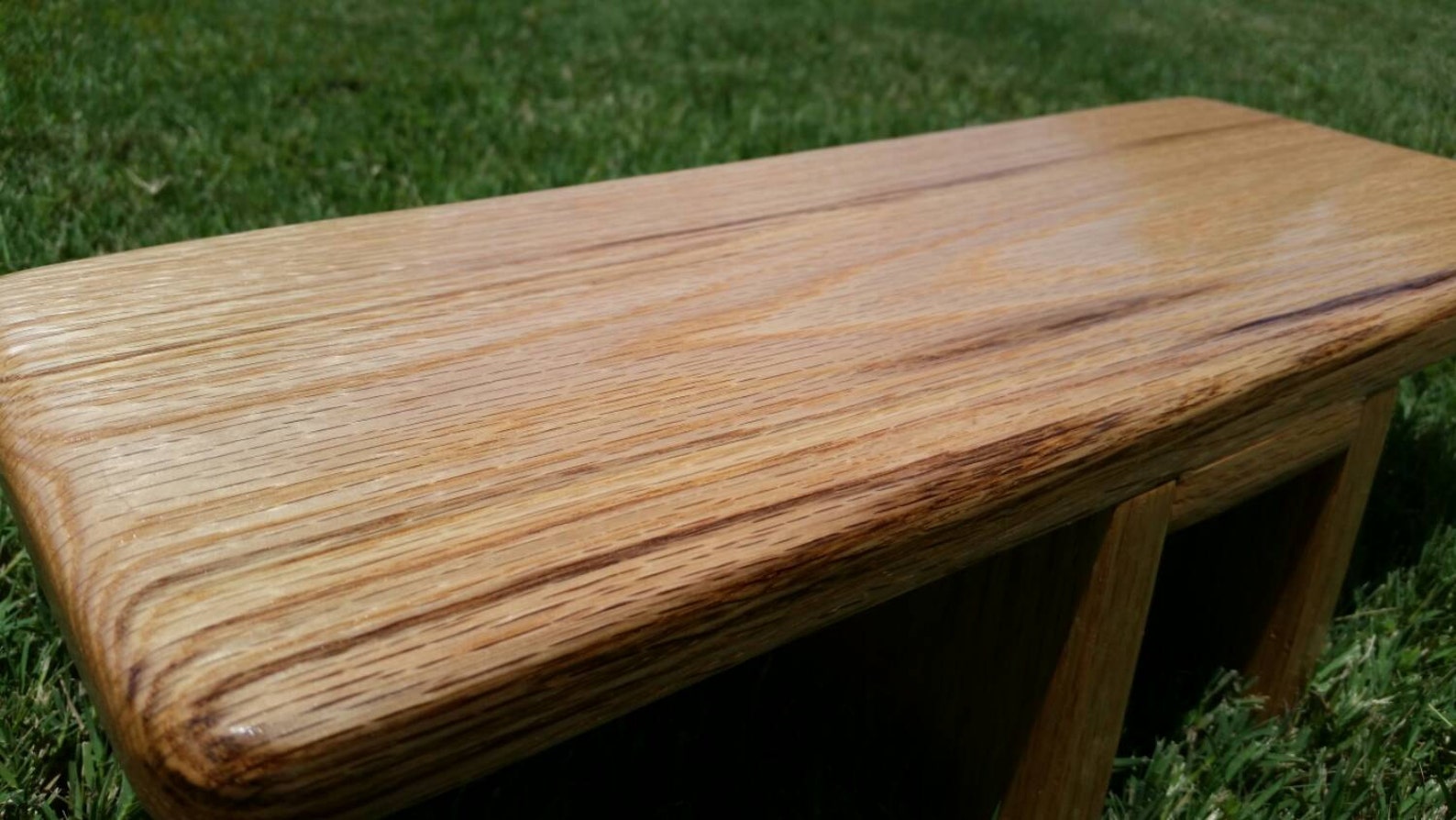 Pi Meditation-Bench-Made-Of-Solid Red Oak With Natural Finish | Etsy