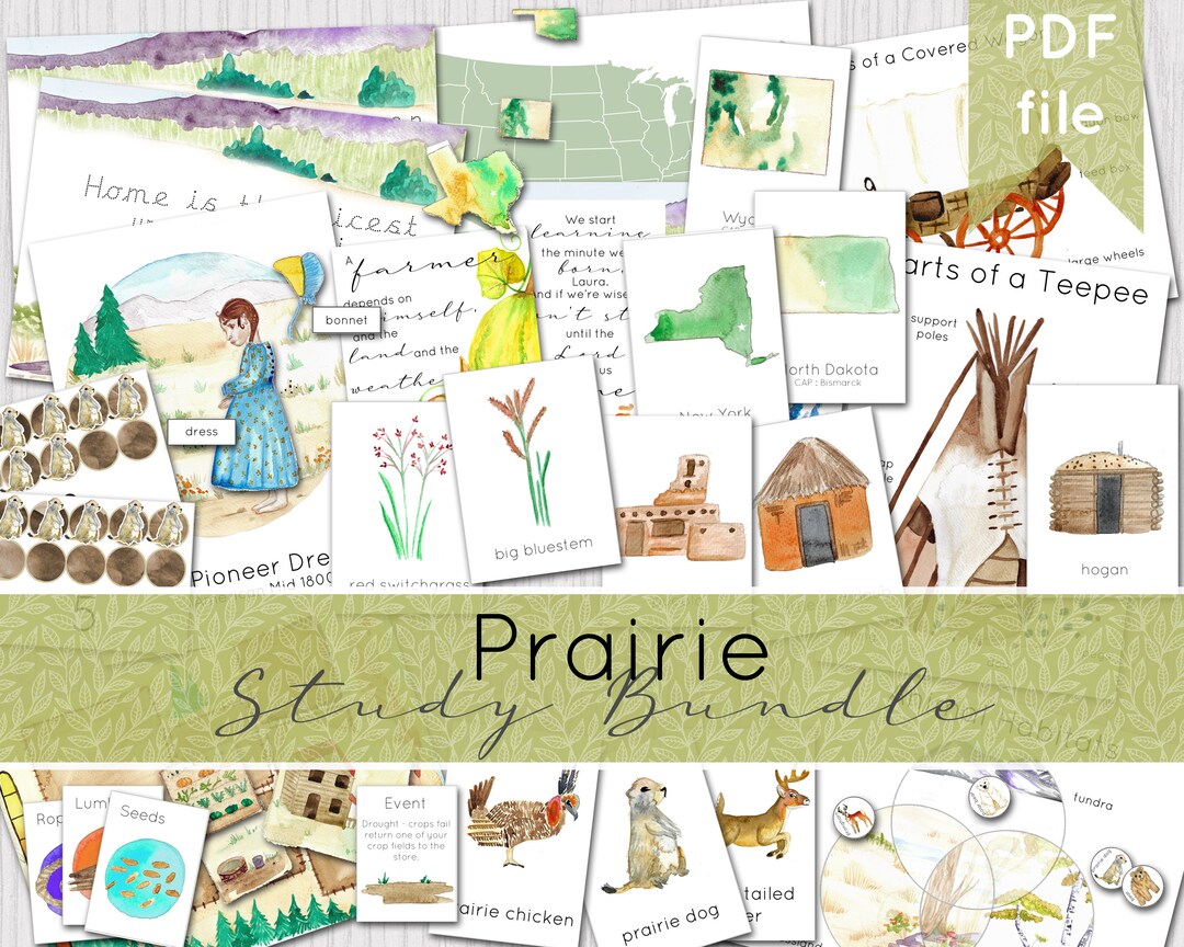 Prairie Learning Bundle | Little House on the Prairie Learning ...