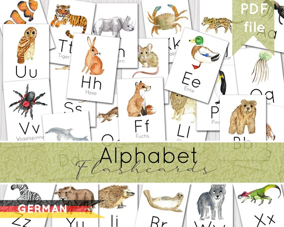 German Alphabet Chart