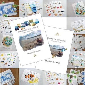 Oceans of the World Geography Curriculum | Parent Guide + Student ...