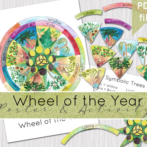 Wheel of the Year - Etsy